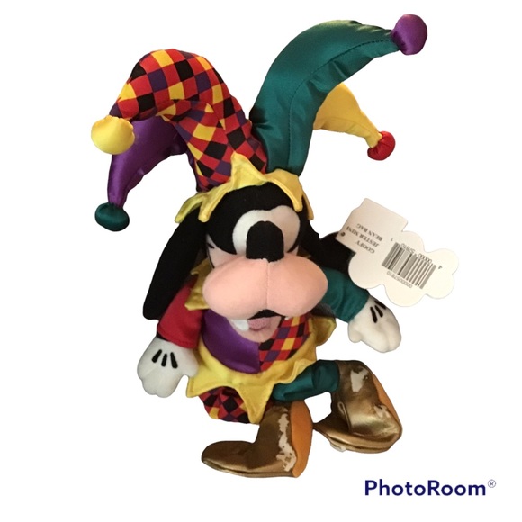 Disney | Other | Goofy Jester Mini Bean Bag Vintage Nwt Damage On Shoes ...
